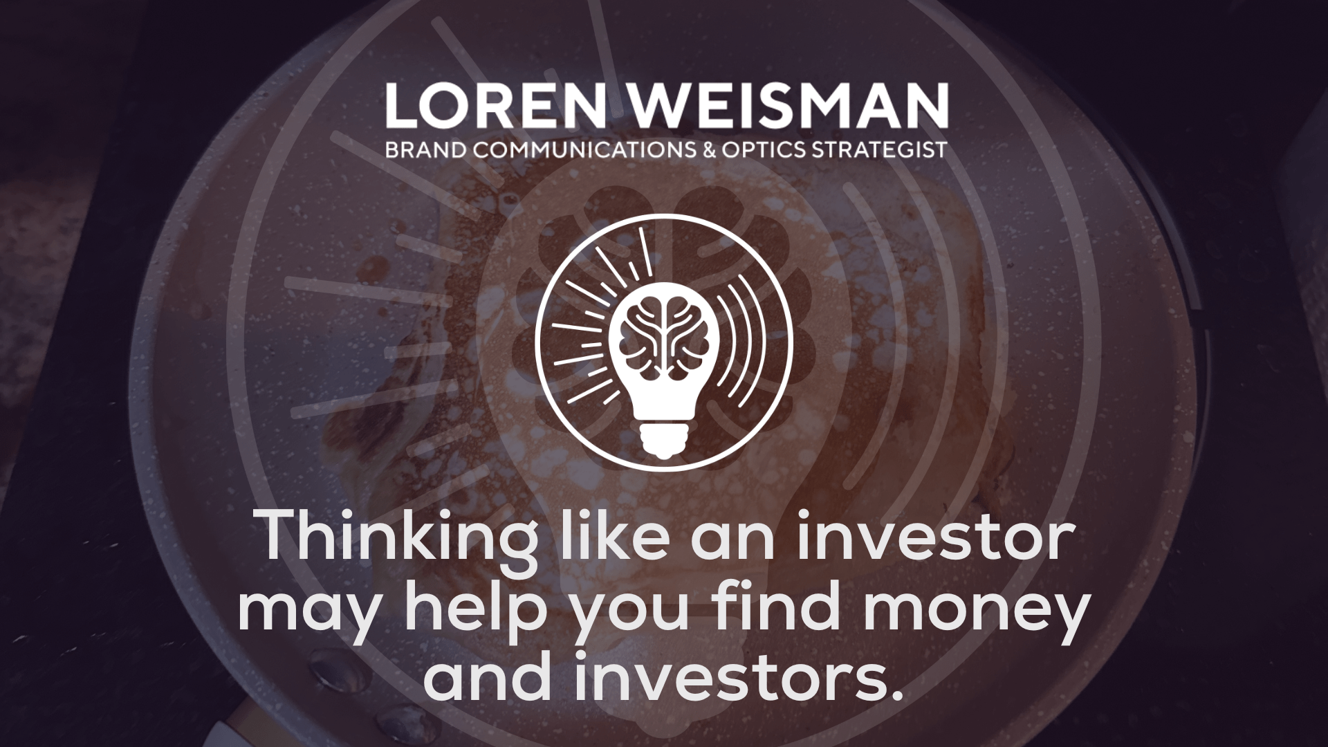 Thinking like an investor may help you to find more money