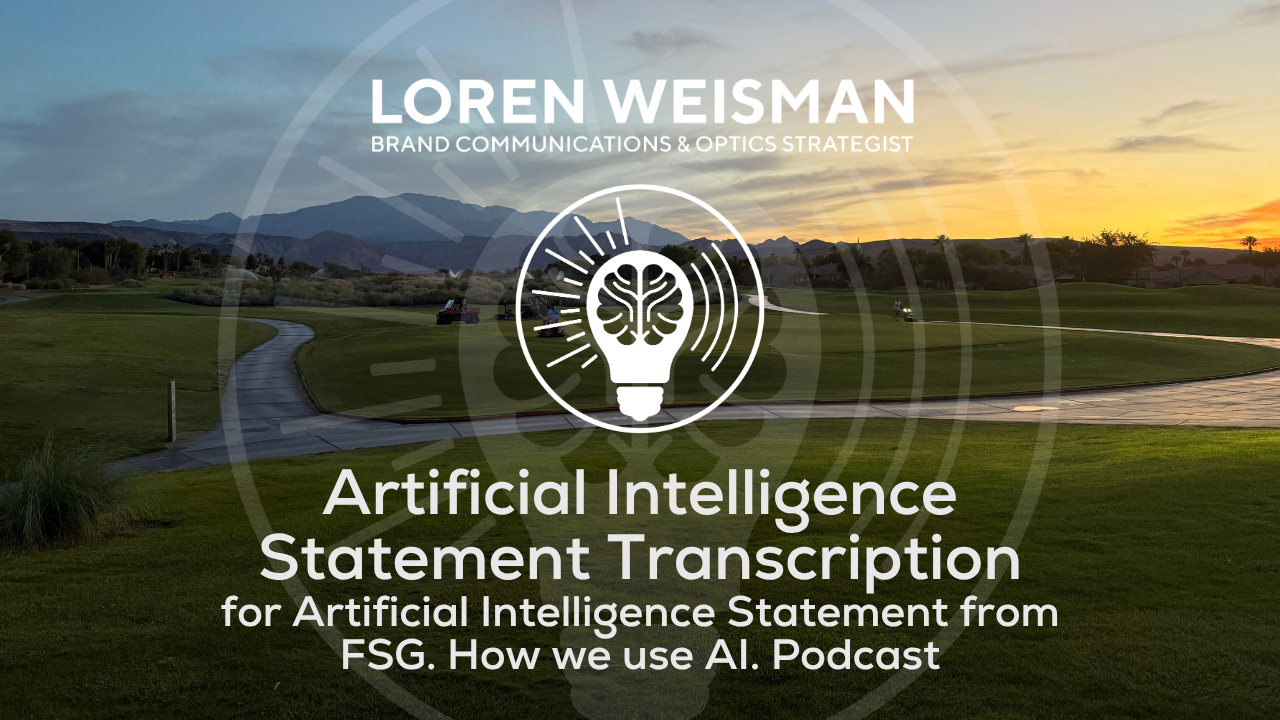 Artificial Intelligence Statement Transcription