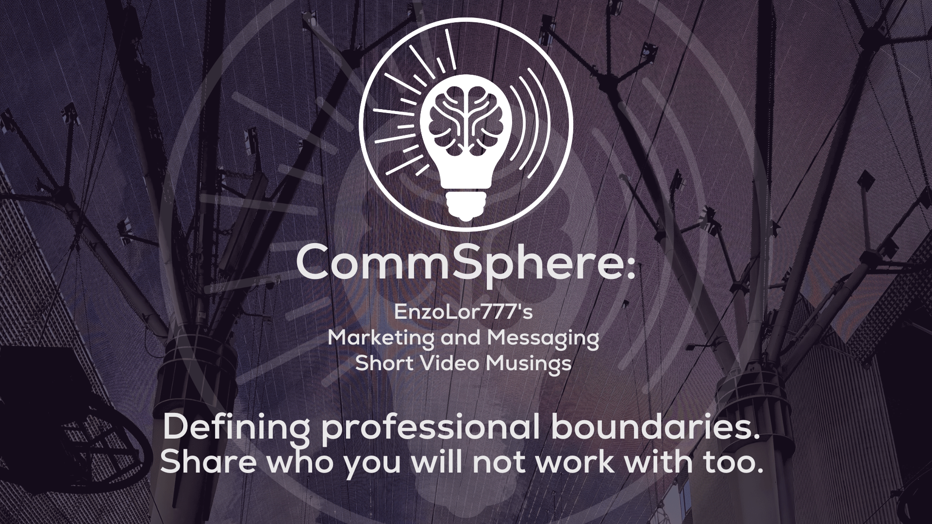 Defining professional boundaries. Share who you wont...